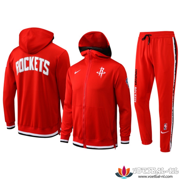 Houston Rockets Trainingspak Rood 2022 Goedkoop Bestellen