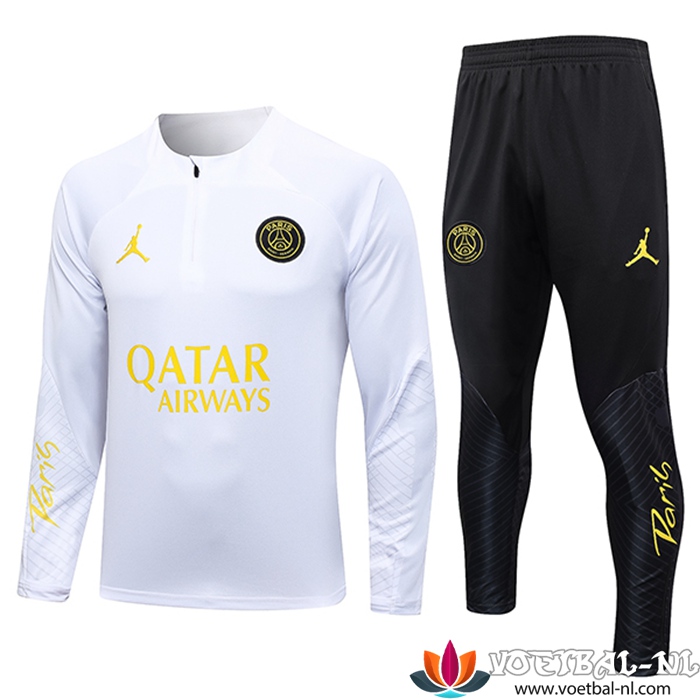 Trainingspak PSG Jordan Wit 2023/2024 Goedkoop Online